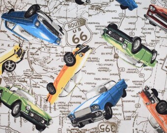 Car Road Map Fabric - Etsy