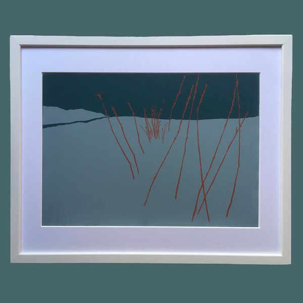 Modern Screenprint - Etsy