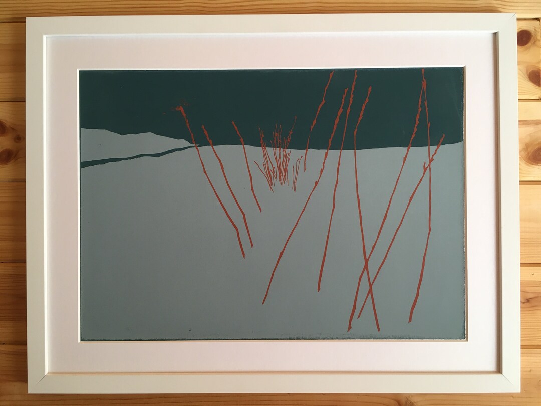 A3 Landscape Screenprint Original, Limited Edition Landscape Artwork ...