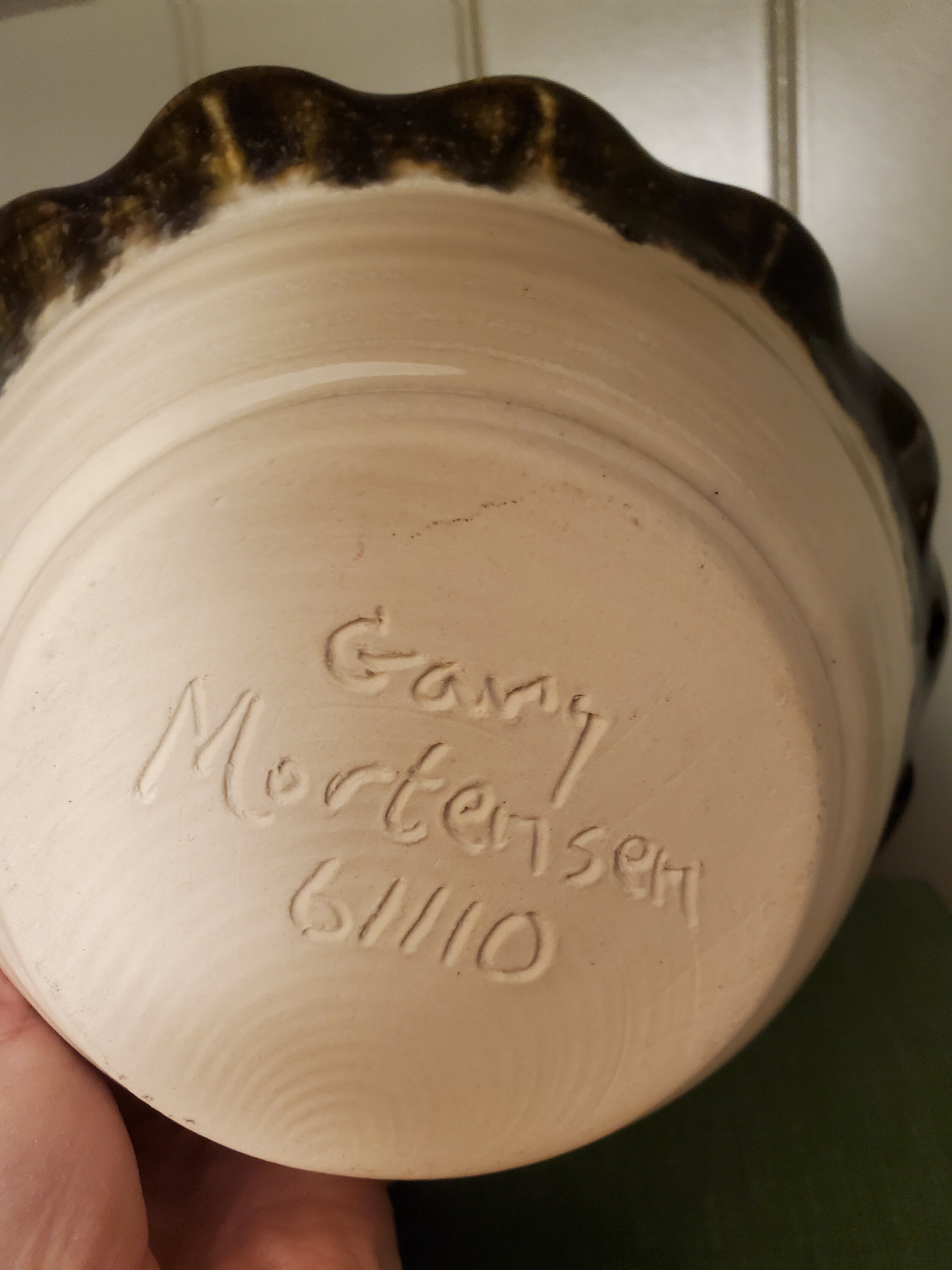 Gary Mortensen Green Ceramic Pottery Jewelry/ring Dish Ozark Country - Etsy