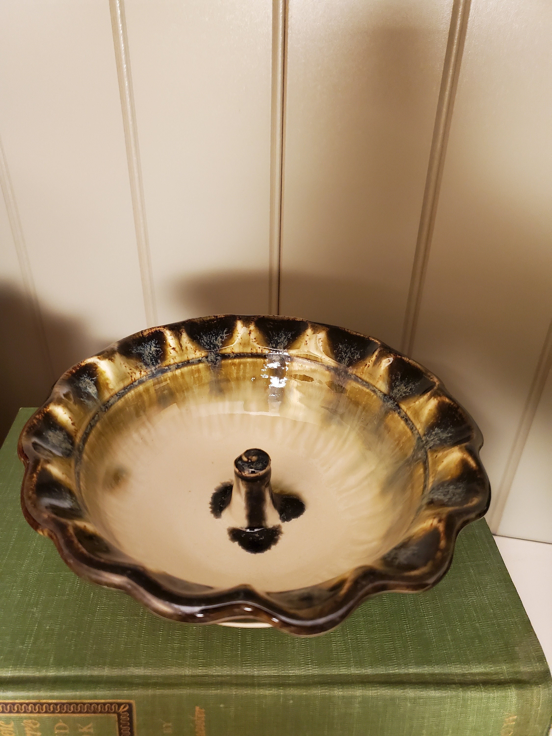 Gary Mortensen Green Ceramic Pottery Jewelry/ring Dish Ozark Country - Etsy
