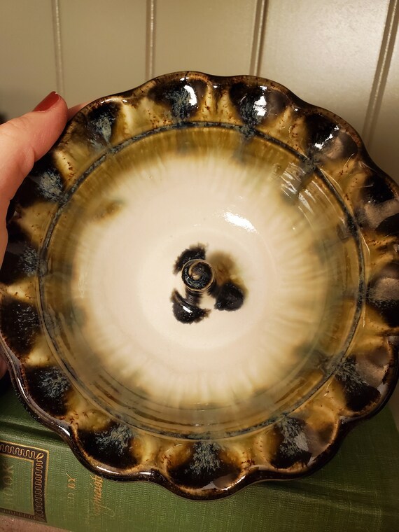 Gary Mortensen Green Ceramic Pottery Jewelry/ring Dish Ozark | Etsy