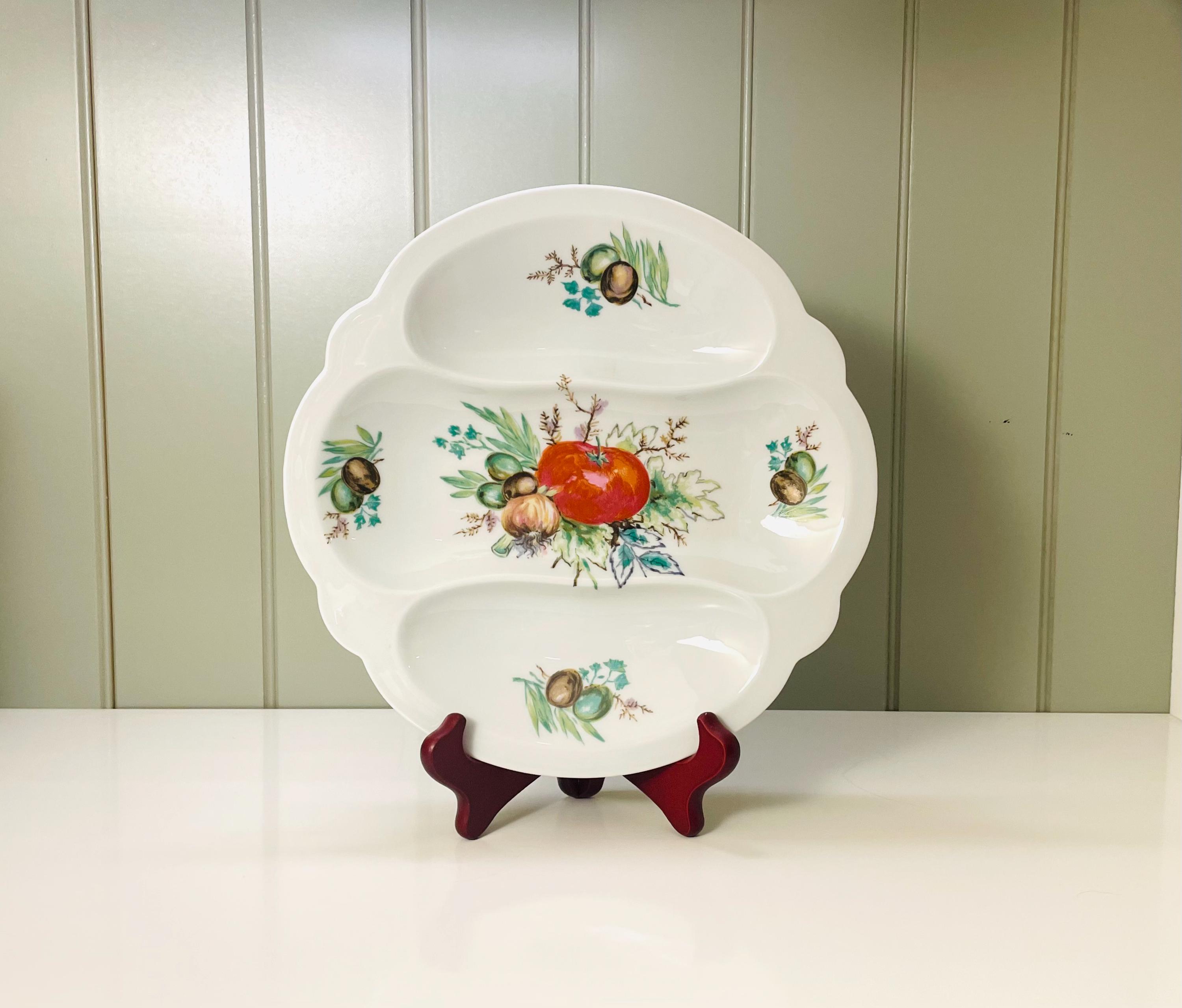 Vintage Limoges Haviland Aluminite Frugier Tomatoes,olives,onions 60's ...