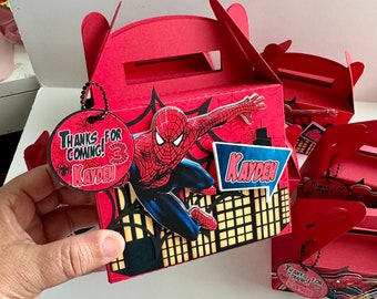 Spider man Birthday Gift Basket Spiderman Gifts Spiderman Theme Boy Gift Baskets name Personalization Included Etsy UK