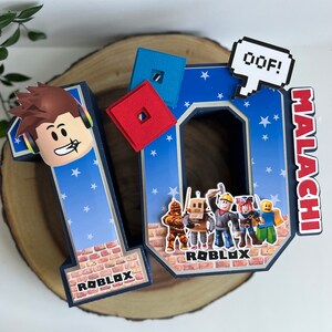 Roblox 3D Letters - Roblox 3D Letters - Roblox Centerpiece Decor ...