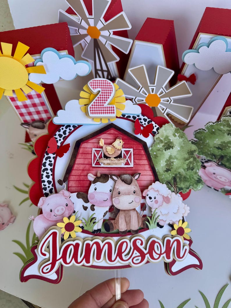 Farm 3D Number Animals 3D Letter Granja 3D Letter Granja Birthday Farm ...