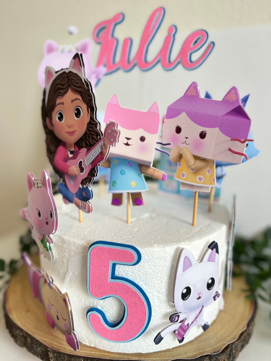 Gabbys Dollhouse Shaker Cake Topper Gabbys Dollhouse