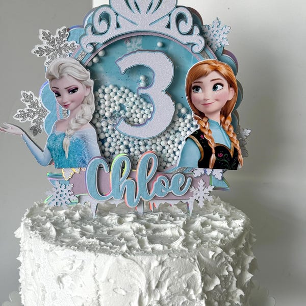 Elsa Cake Topper - Etsy Canada