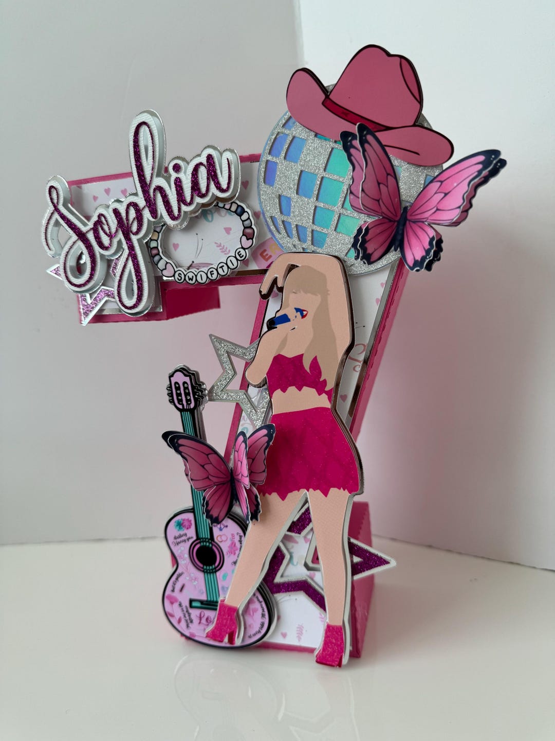 Swiftie 3D Number Decor Eras Birthday Decor - Etsy