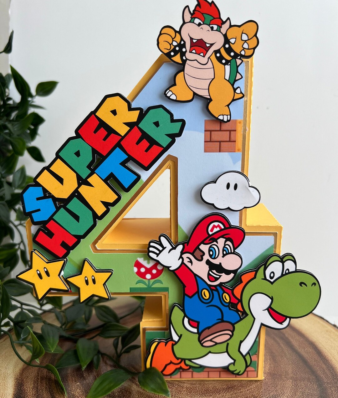 Super Mario 3D Letters Mario Bros 3D Number super Mario - Etsy Canada