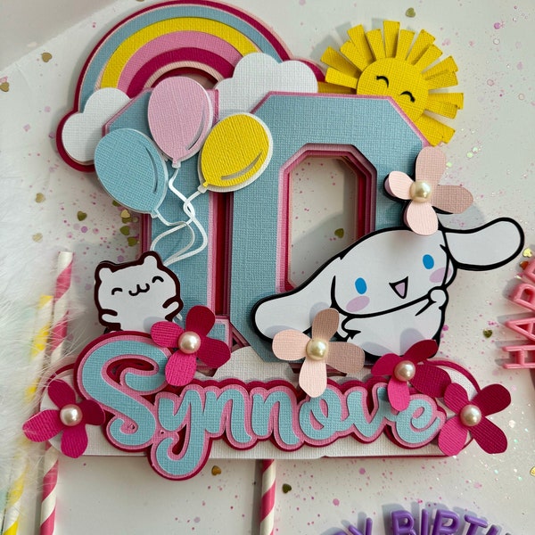 Cinnamon Roll Cake Topper - Etsy