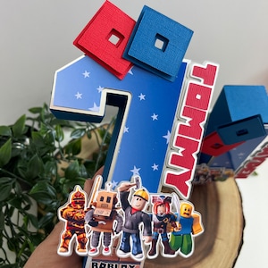 Roblox Game Party Decor - Roblox 3D Letters - Roblox Centerpiece Decor ...