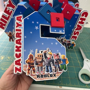 Roblox Game Party Decor - Roblox 3D Letters - Roblox Centerpiece Decor ...