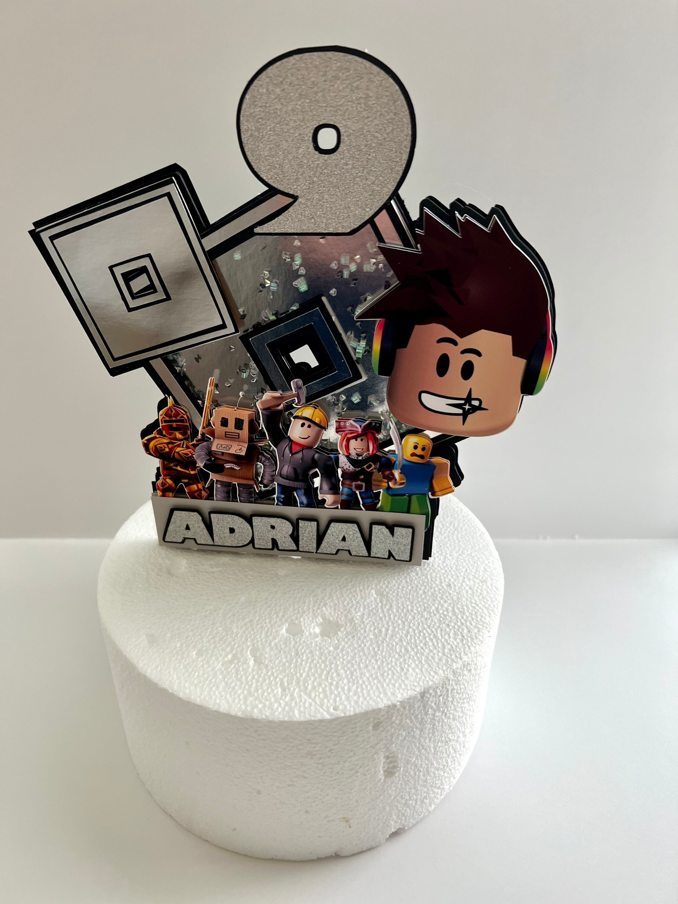 Roblox Cake Topper Roblox Decorations Roblox Shake Cake - Etsy Australia