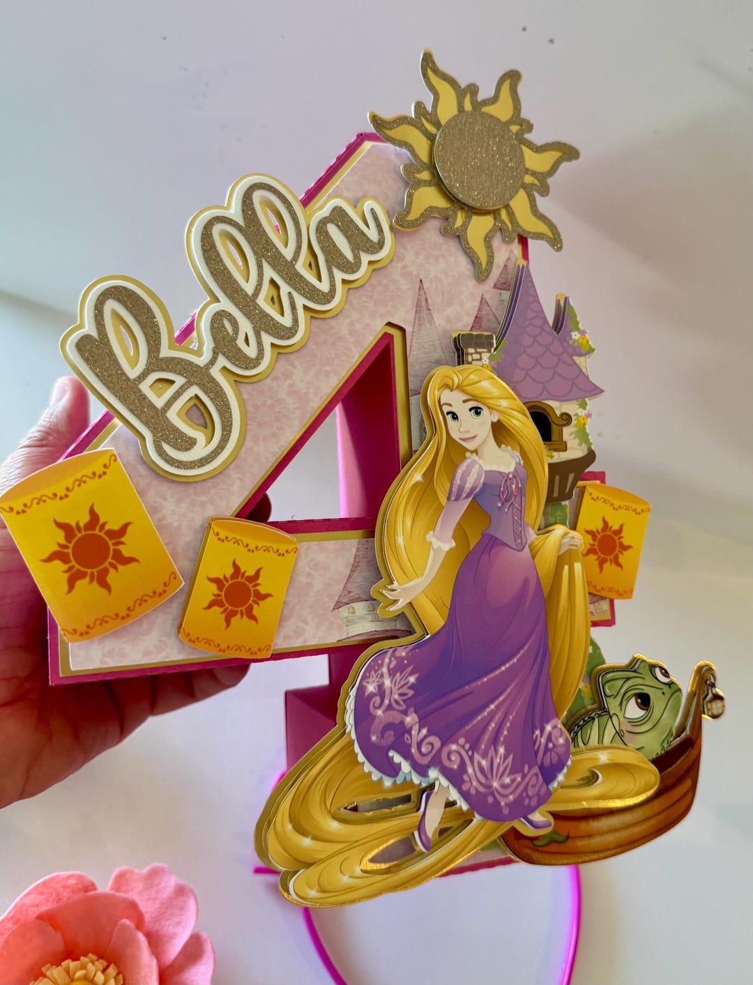 Rapunzel 3D Letters, Princess Birthday, Princess Party,princess ...