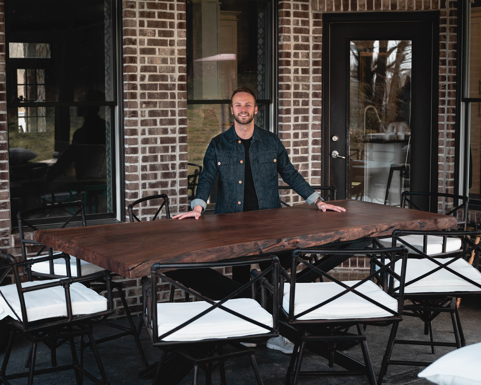 Custom Claro Walnut Slab Dining Table - Etsy