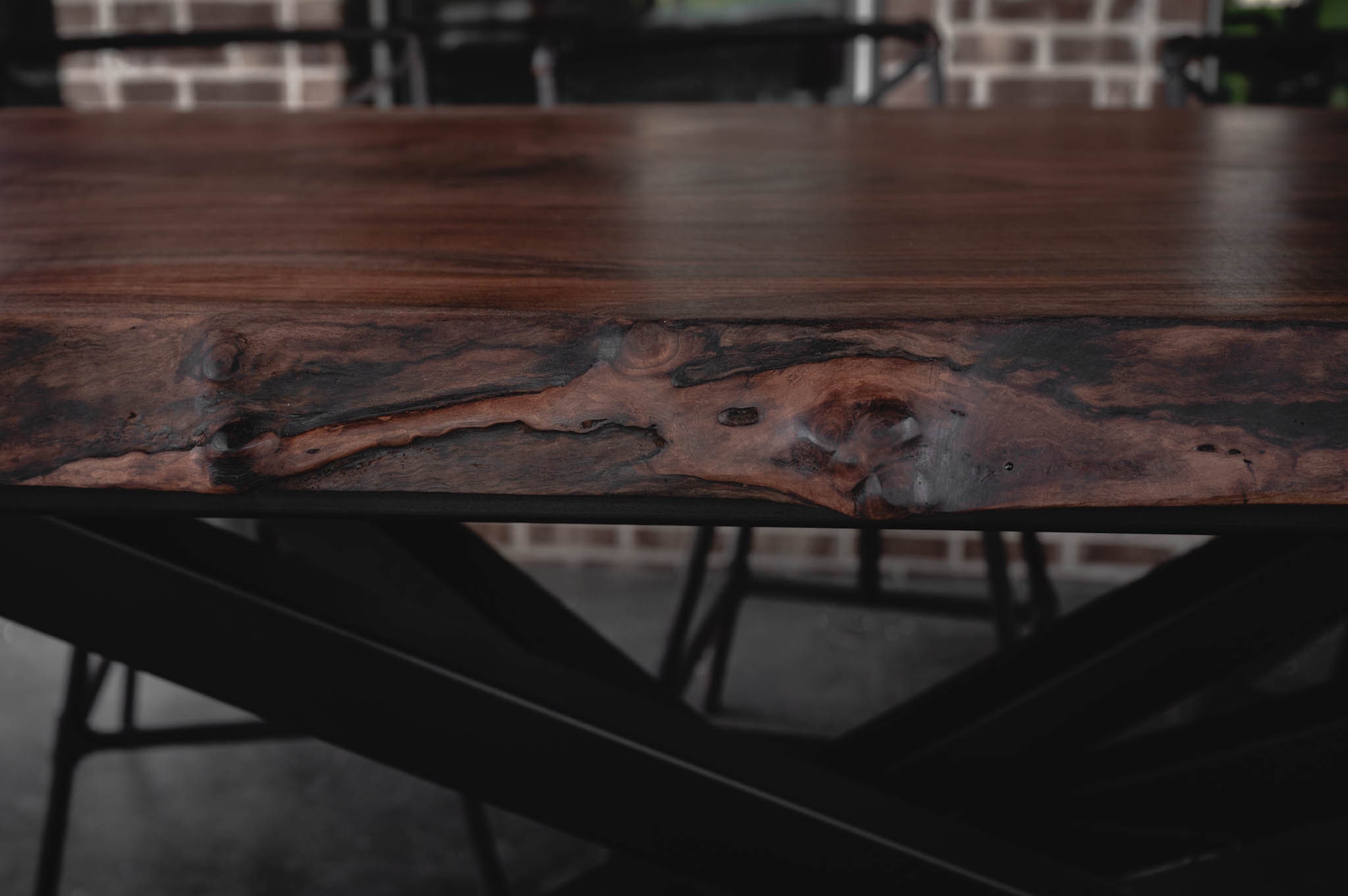 Custom Claro Walnut Slab Dining Table - Etsy
