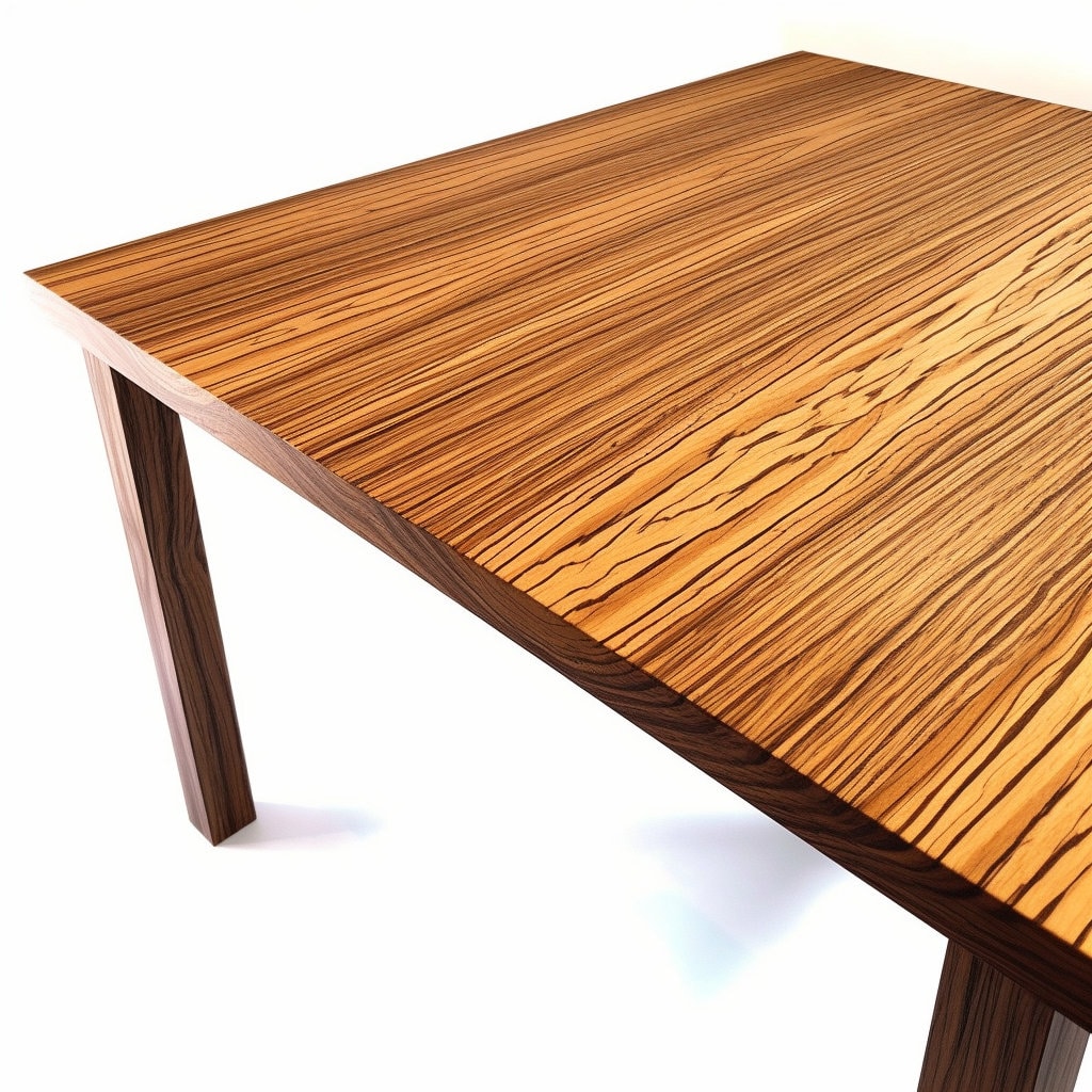 Zebra Wood Dining Table - Etsy