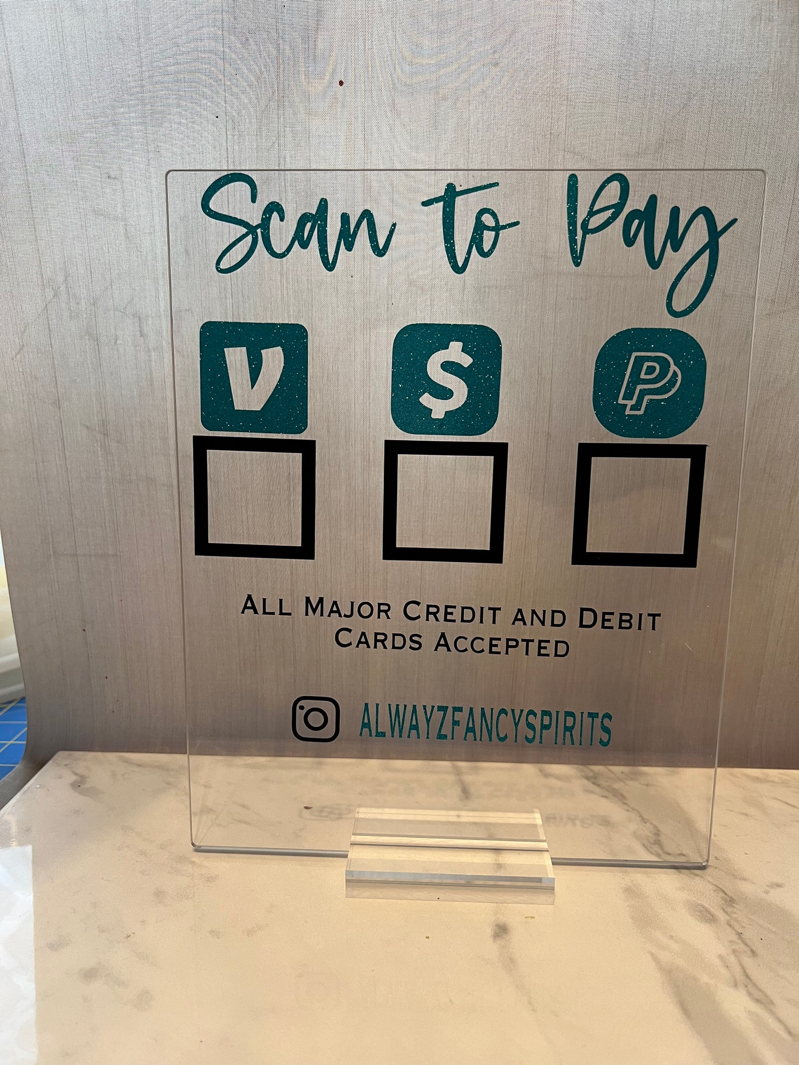 QR Payment Signs - Etsy
