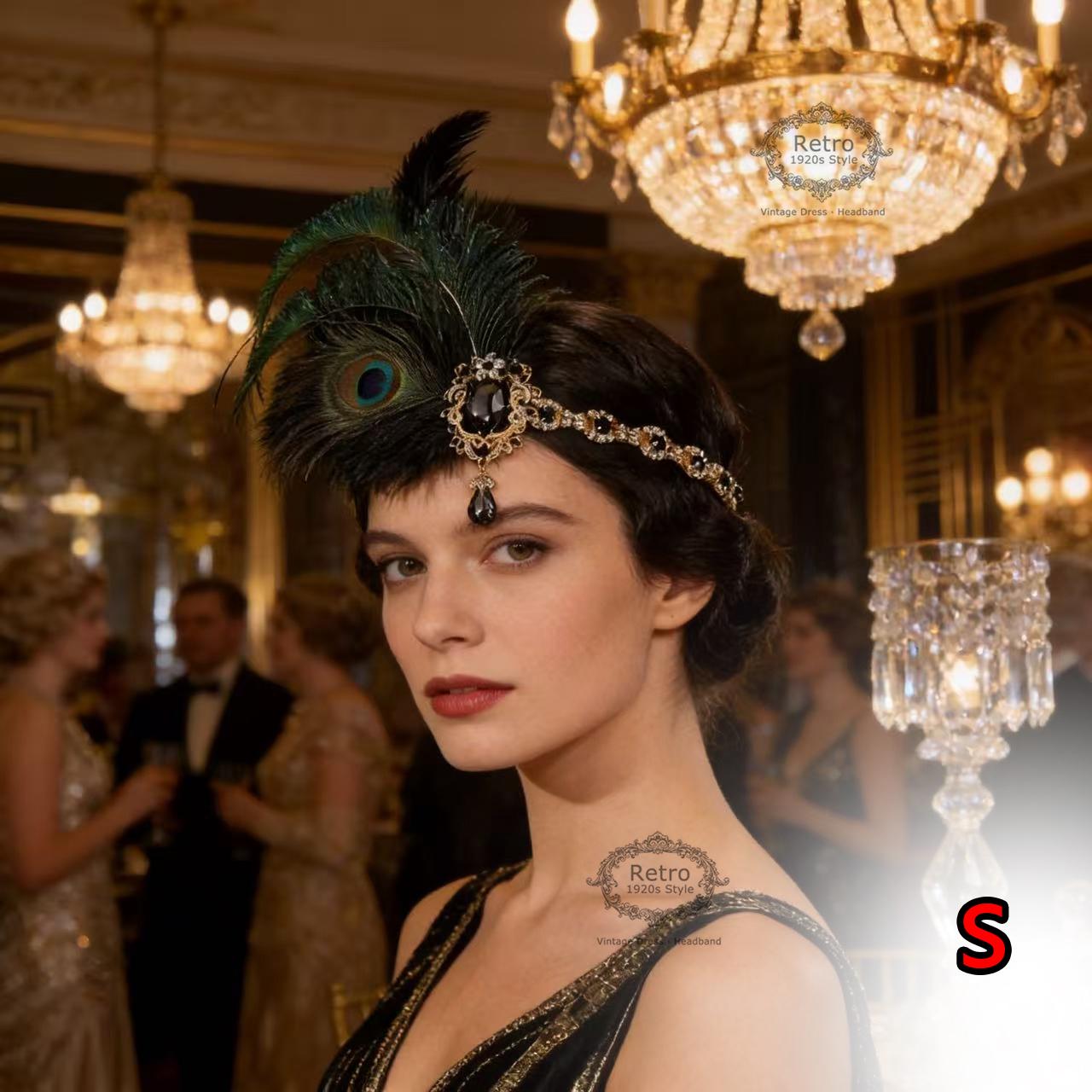 1920er Jahre Frauen Flapper Great Gatsby Vintage Perlen Kopfschmuck ...