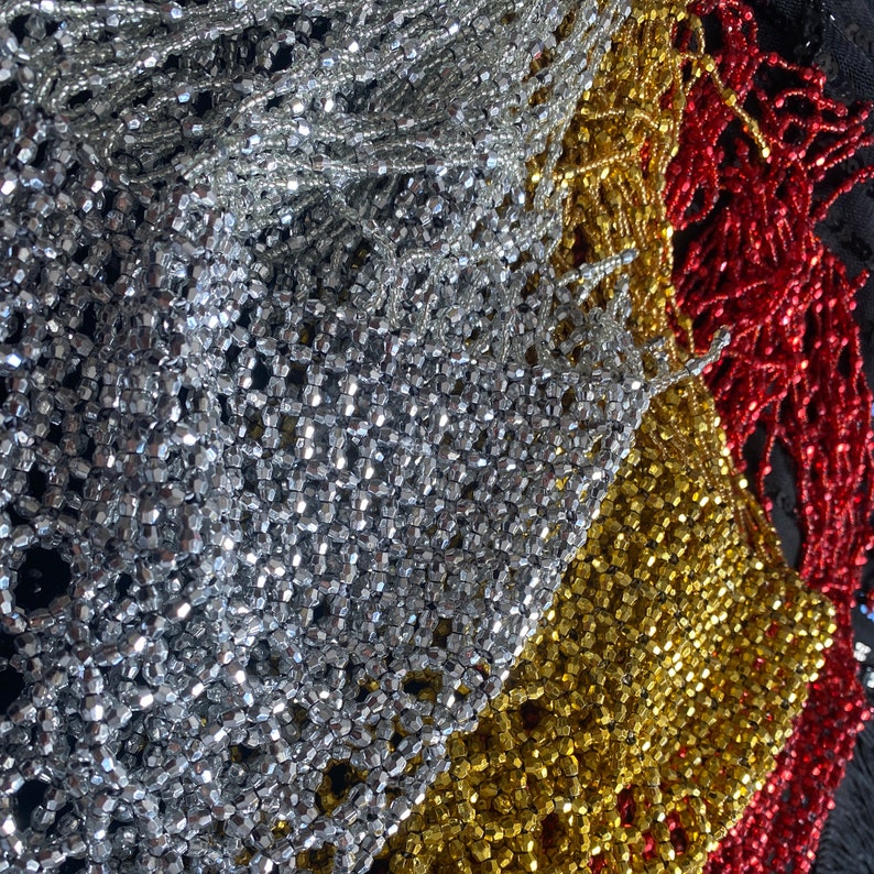 1920s Gatsbay Style Beaded Fringe Flapper Head Cap Headpiece | Etsy