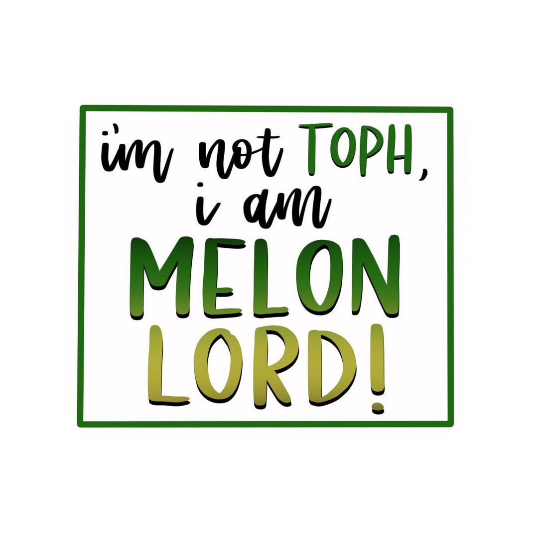 I Am Melon Lord! Sticker - Etsy