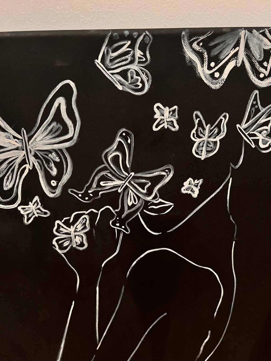 Butterfly Portrait Wall Art - Etsy