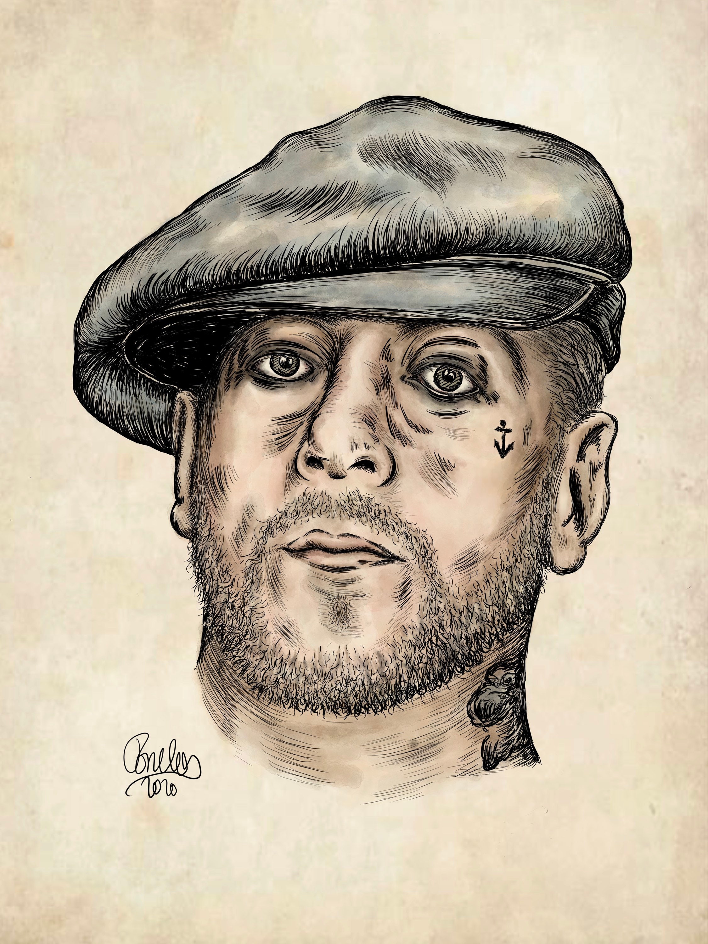 California Punk - Mike Ness Portrait - Etsy
