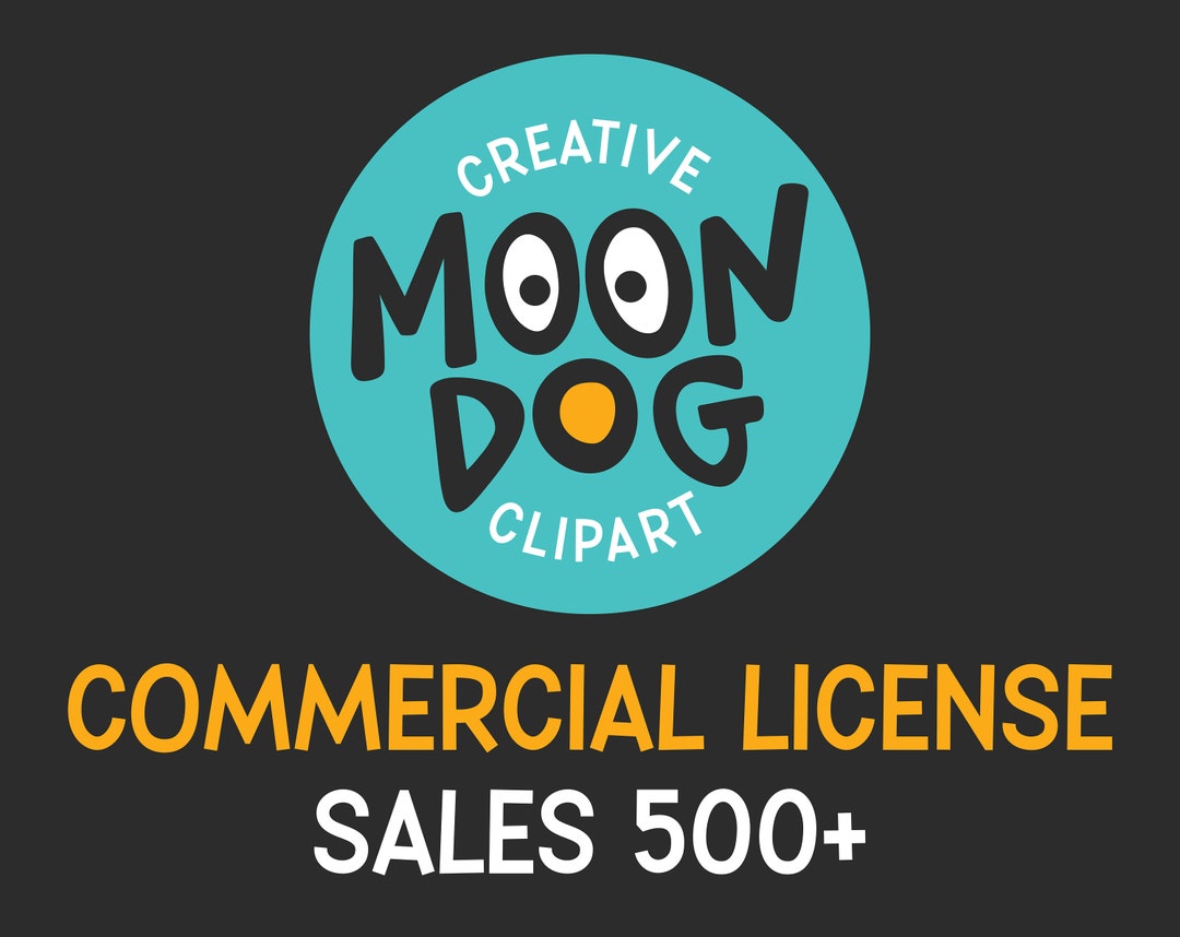 Licencia Comercial Creativa Moondog para Ventas 500 - Etsy España