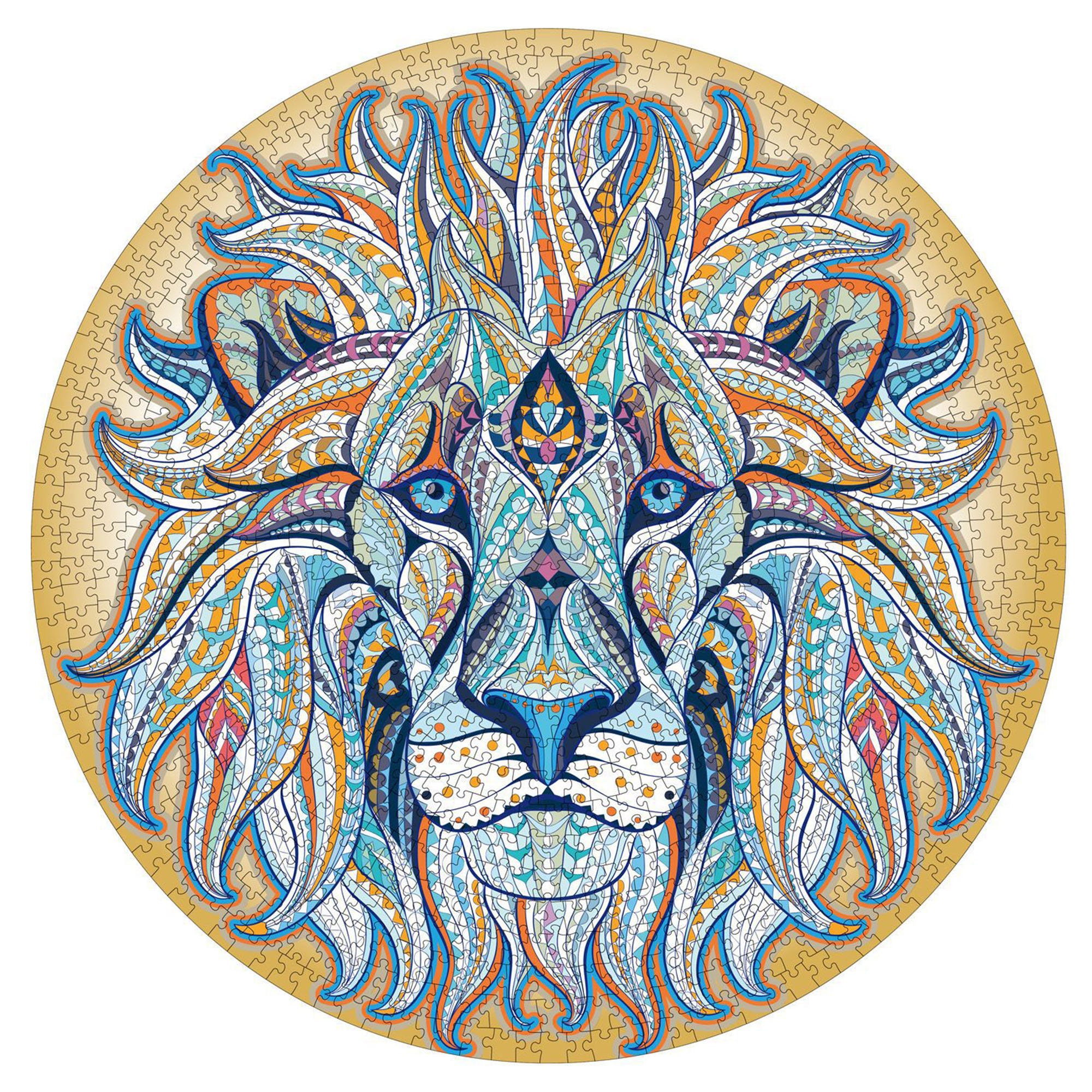 Lion Round Puzzle 1000 Pieces Puzzle Jigsaw Puzzle For Etsy lion-round-puzzle-1000-pieces-puzzle-jigsaw-puzzle-for-etsy