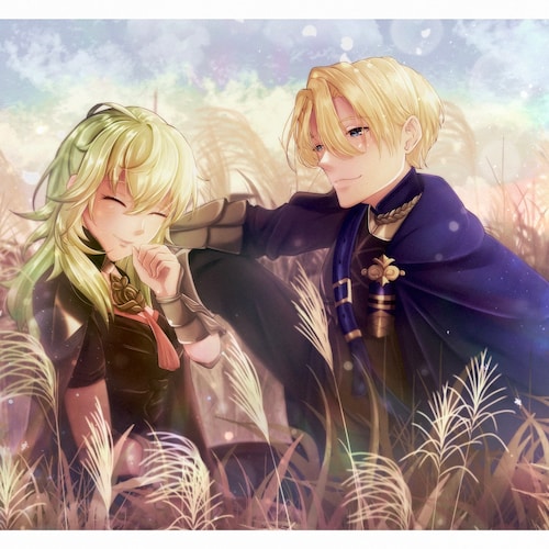 FE3H Dimitri & Byleth Art Print / Dimileth - Etsy