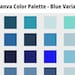 Color Palette | Canva Color Palette | Blue | Seven Palettes | Seven ...