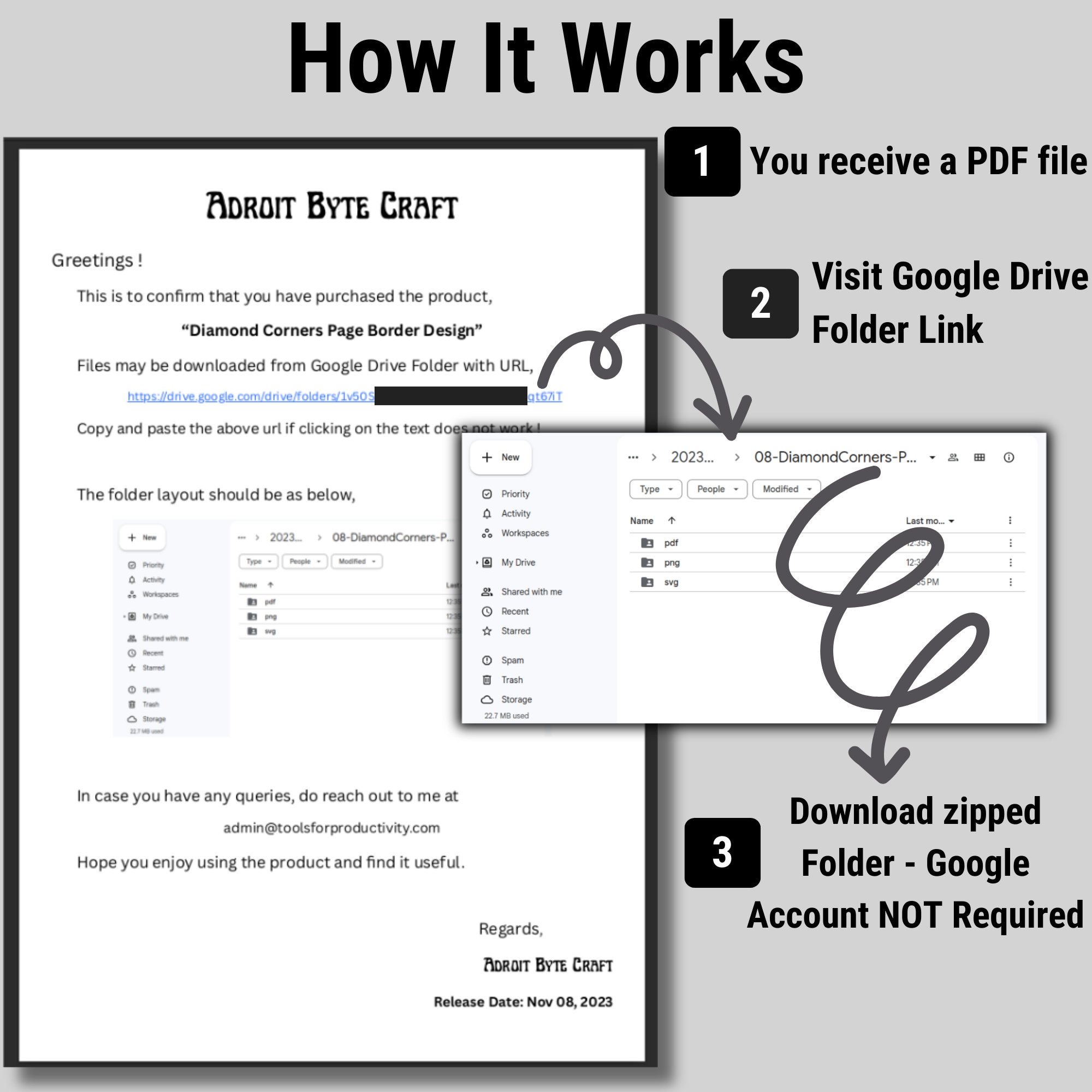 Diamond Corners Page Border Designs | A4 Page Border | Minimalist ...