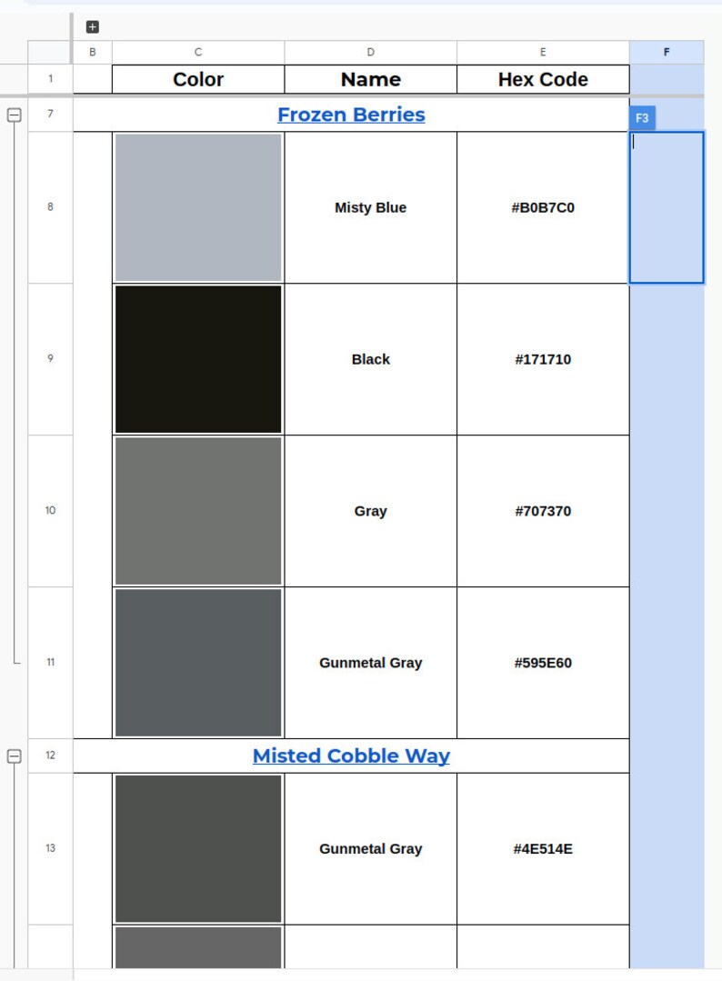 Gray Themed Canva Color Palette | Collection of Gray Themed Canva Color ...