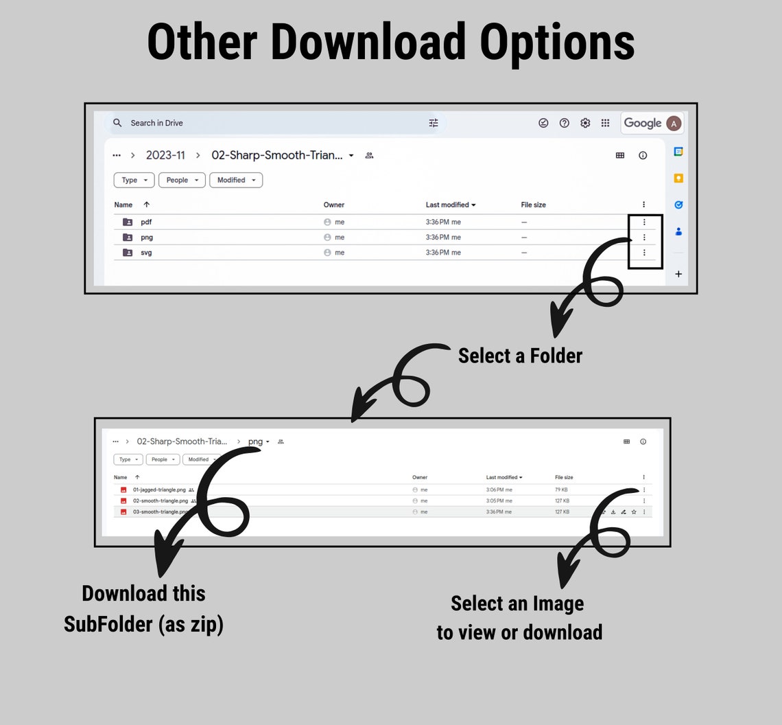 Minimalist A4 Page Border | Sharp and Smooth Triangles | Geometric ...