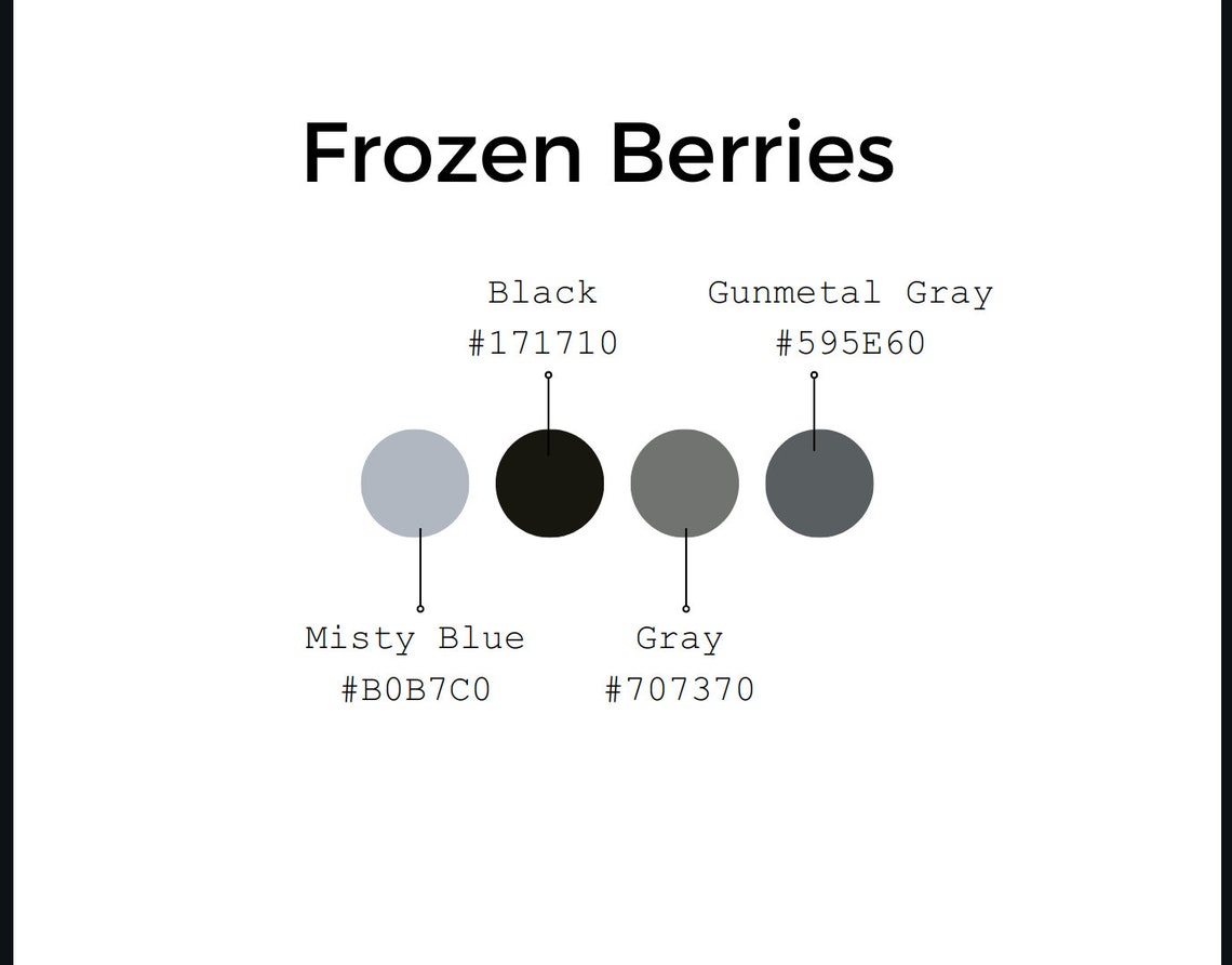 Gray Themed Canva Color Palette | Collection of Gray Themed Canva Color ...