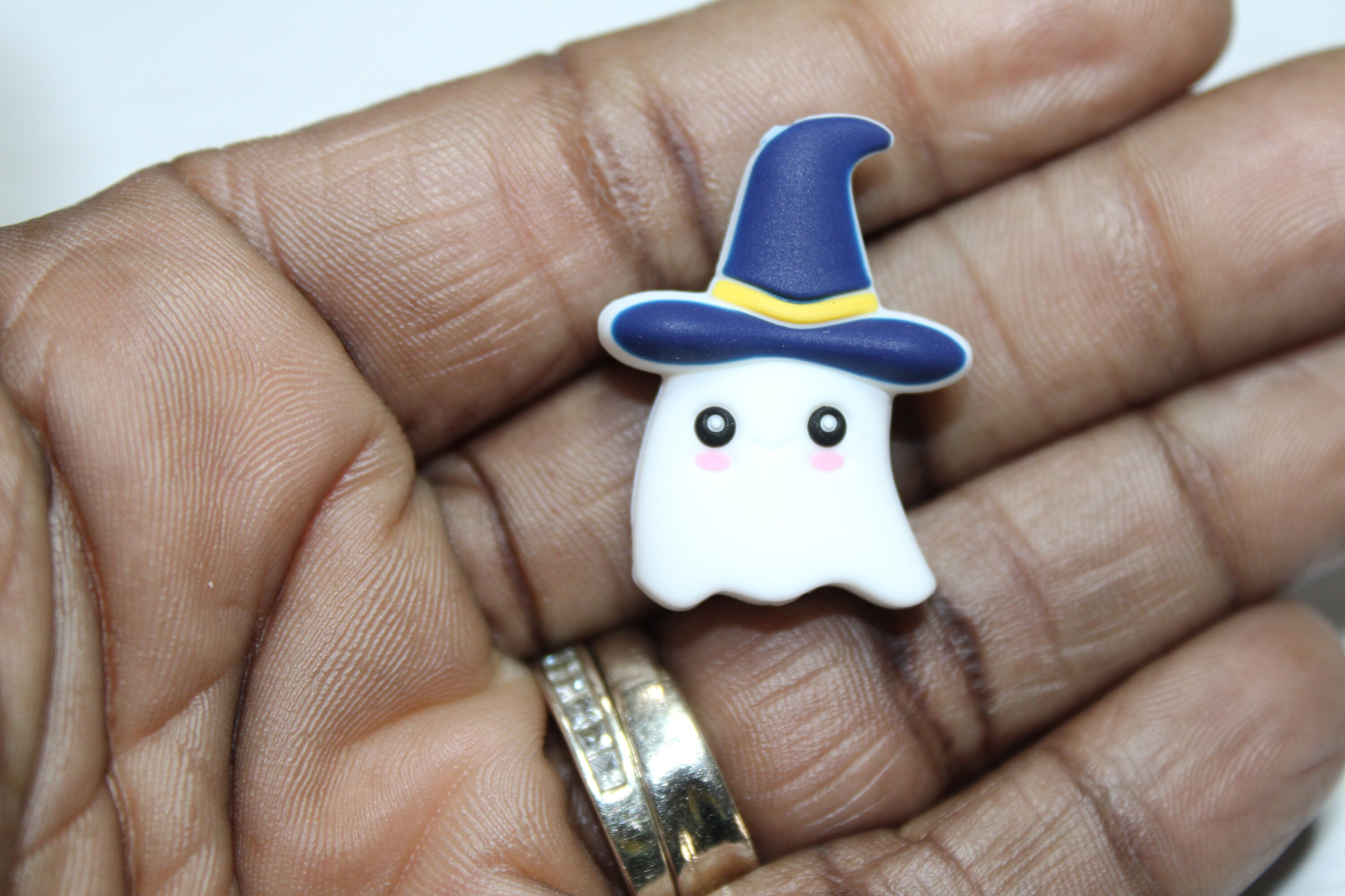 Ghost Silicone Beads White Ghost Beads Elf Bead Halloween - Etsy