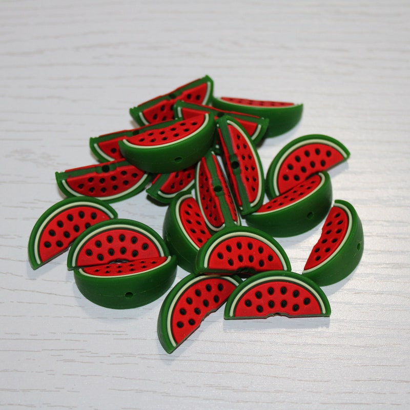 Watermelon Beads - Etsy