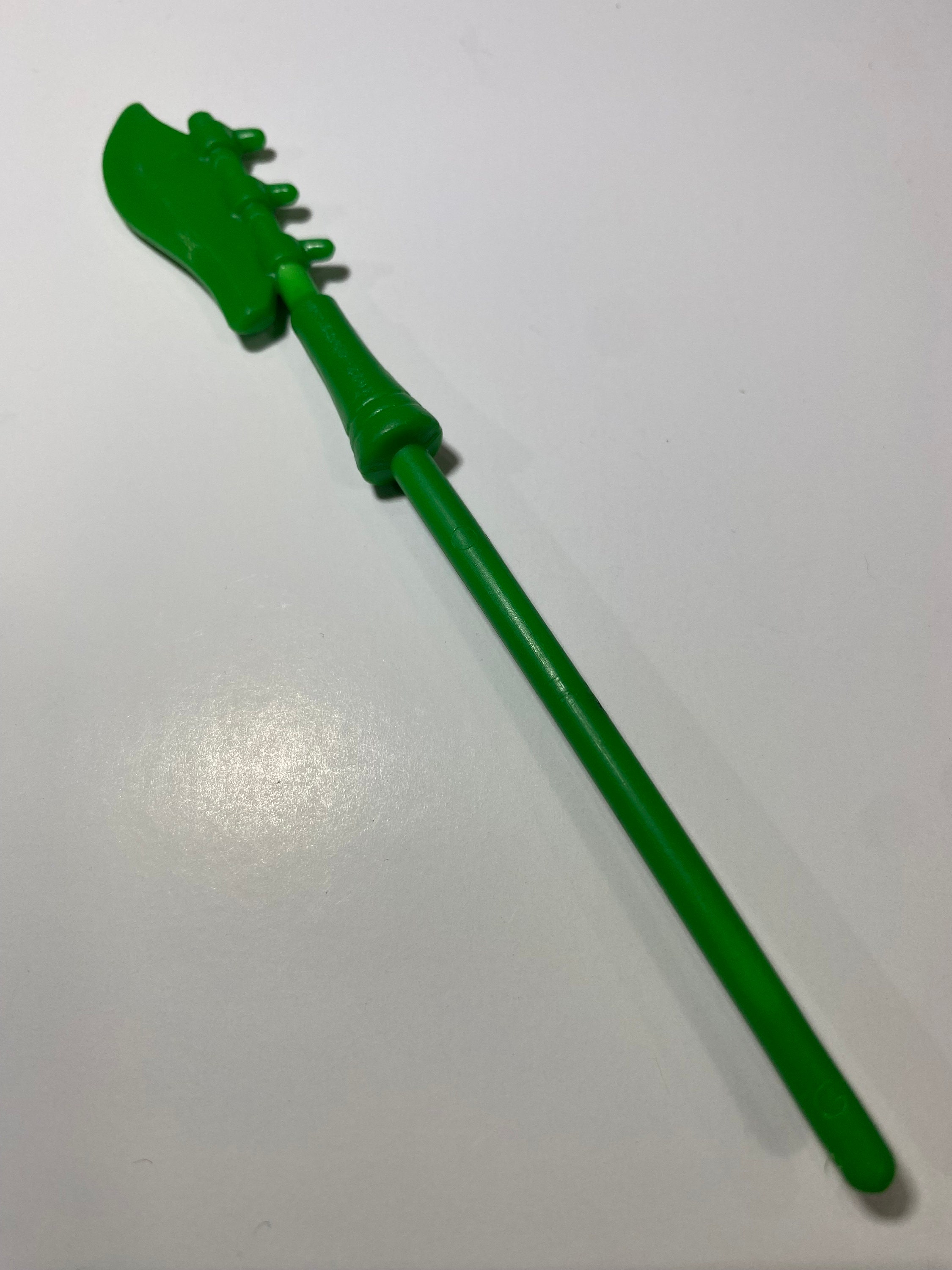 Scareglow Vintage Green Halberd Staff He-man MOTU Masters of the ...