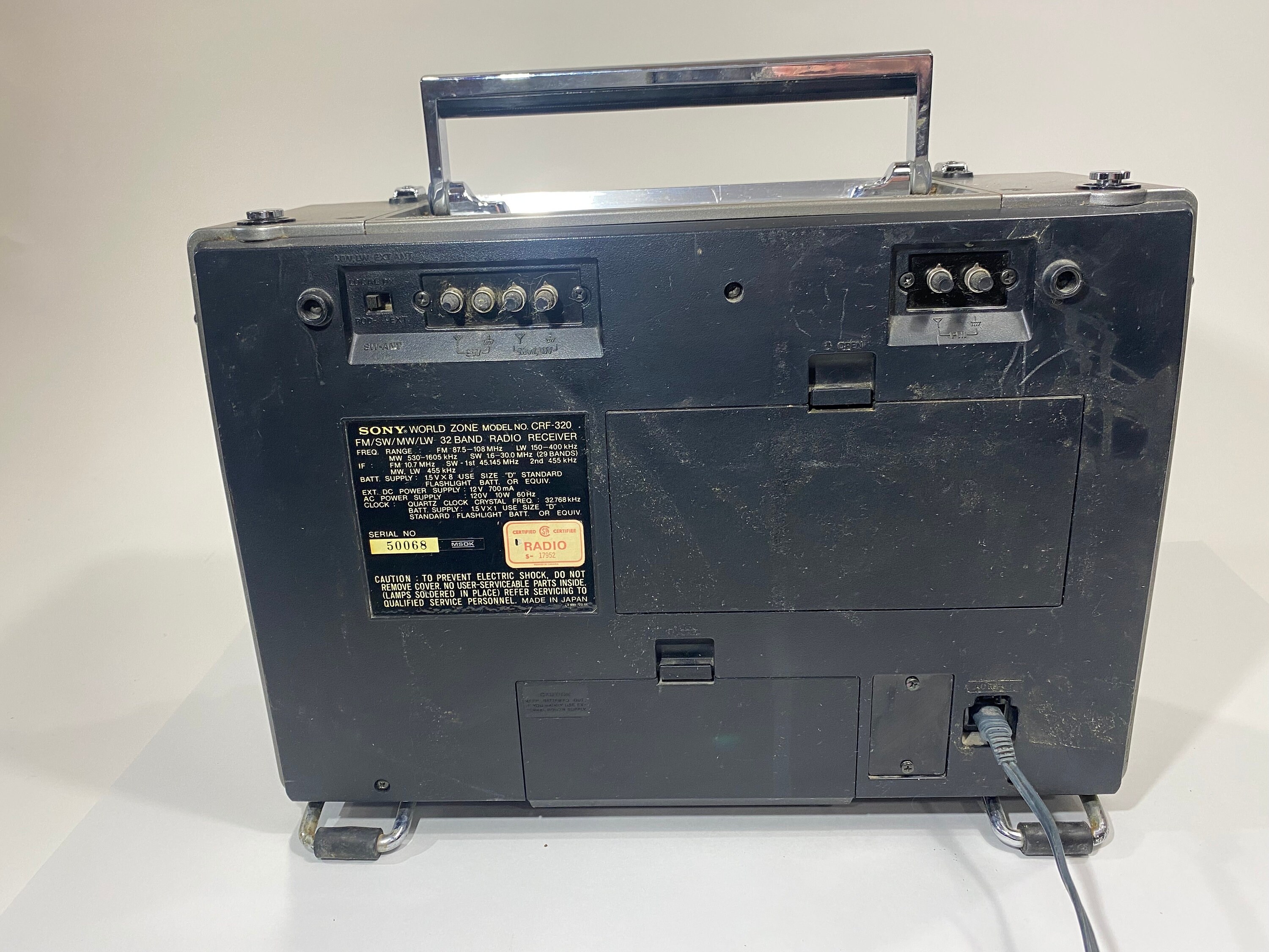 Sony CRF-320 32 Band Radio Receiver Rolls Royce Shortwave AM FM Rare - Etsy