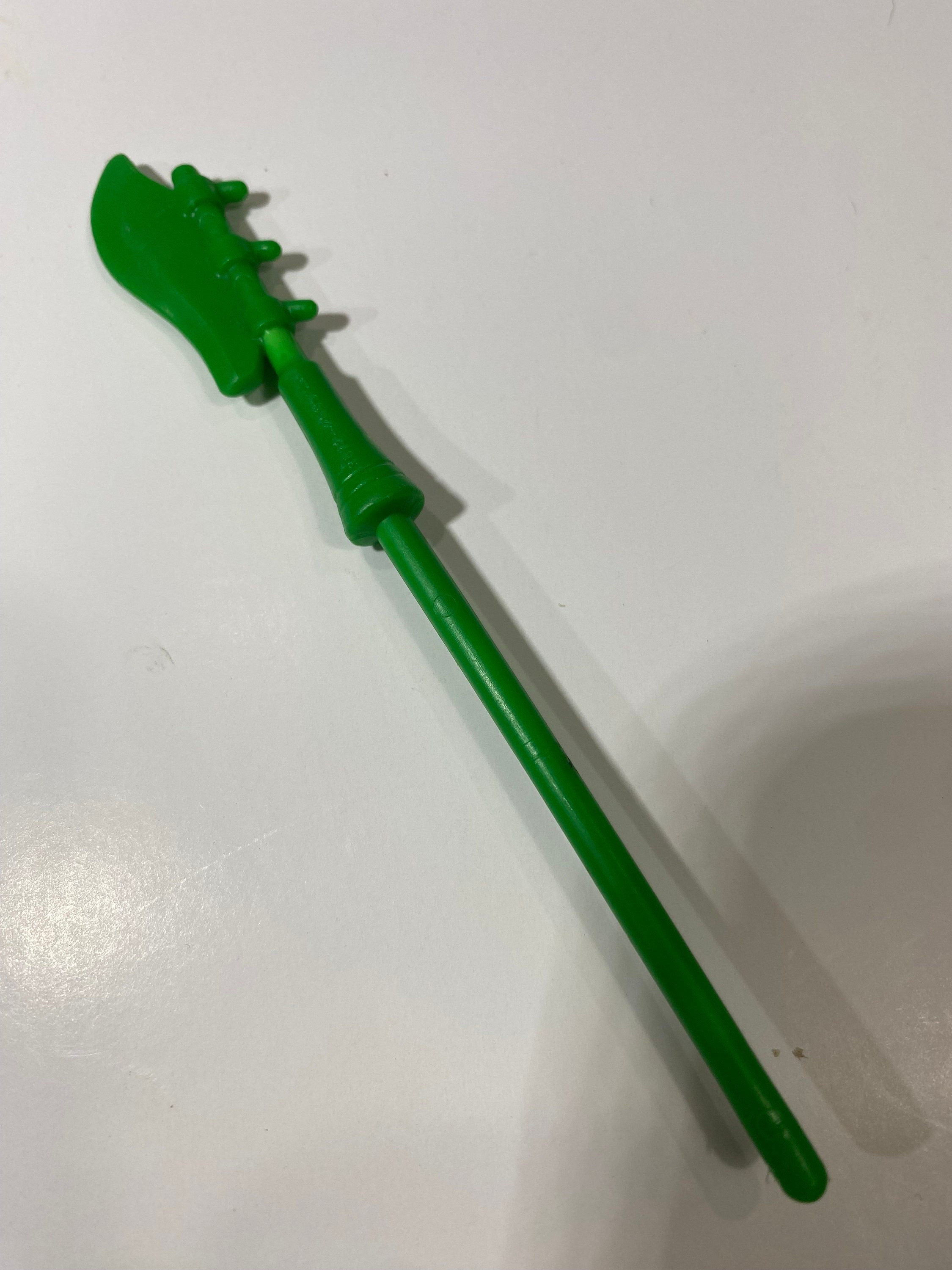 Scareglow Vintage Green Halberd Staff He-man MOTU Masters of the ...