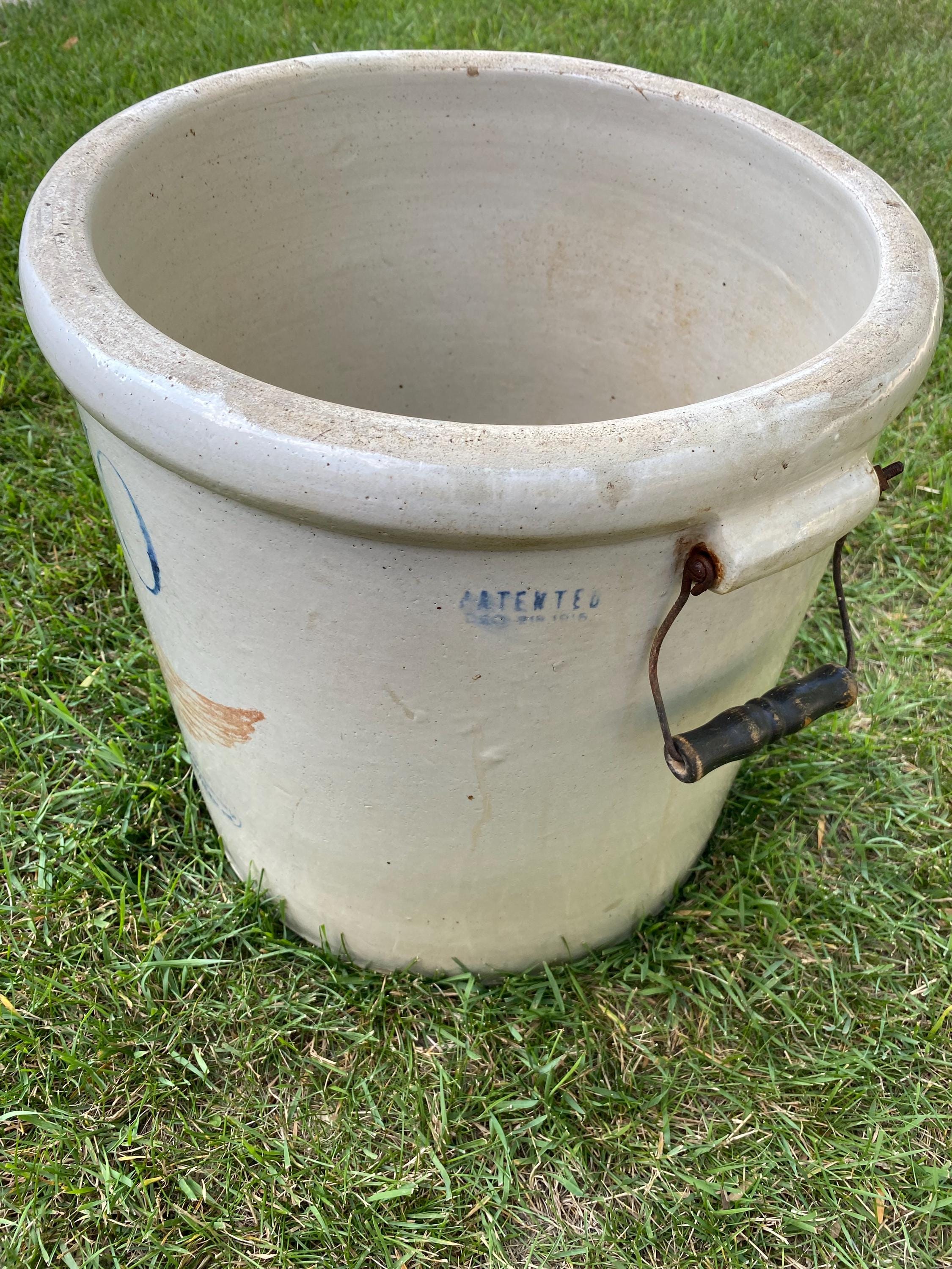 Antique Red Wing 10 Gallon Stoneware Crock With Wing Logo - Etsy