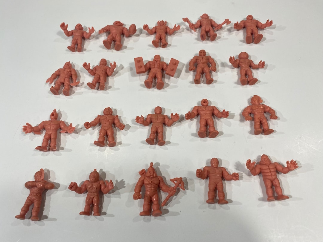 M.U.S.C.L.E. Men Lot of 20 Muscle Men Figures Flesh, Mattel 1980's - Etsy
