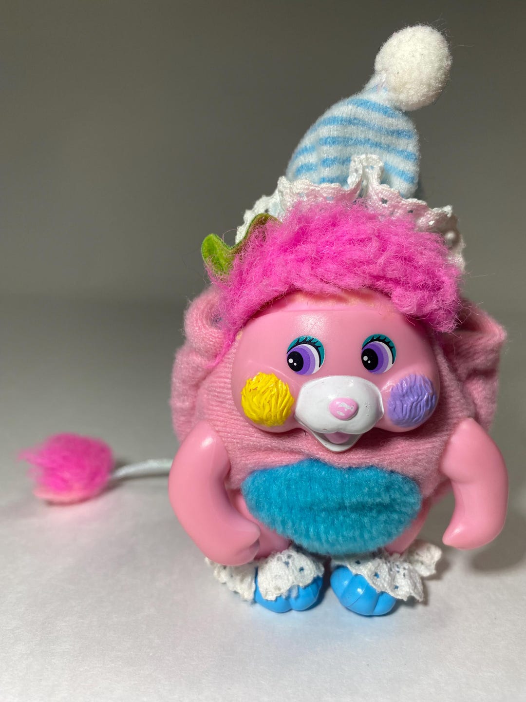 Vintage 1986 Mattel Pocket Popples Cribsy – Pink Plush, Flawed - Etsy