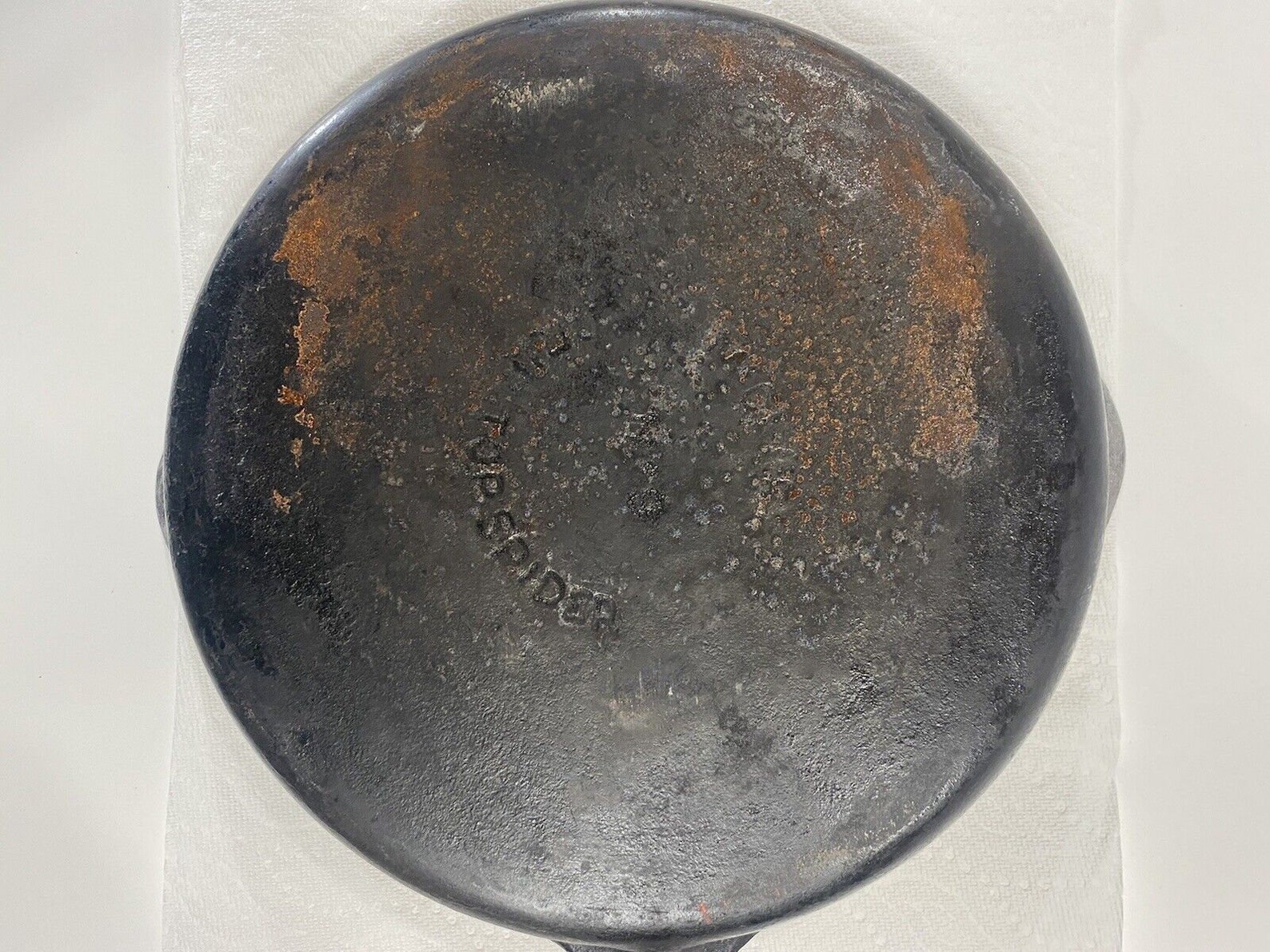 Vintage Mcclary No 9 Cast Iron DRIP-TOP Spider Skillet Double - Etsy