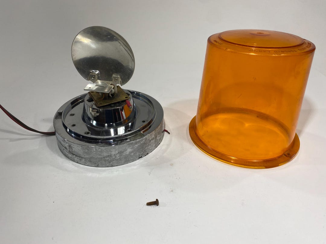 Dominion 29-5069 Emergency Light Rotating Beacon Amber 12V Auto ...