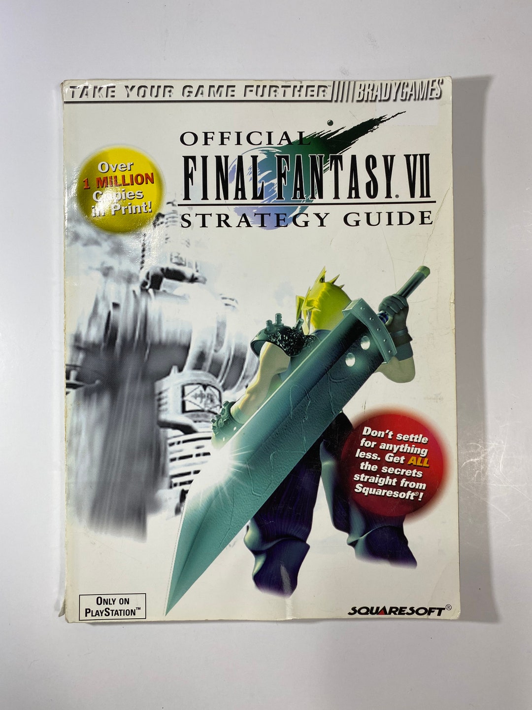 Final Fantasy VII 7 Strategy Game Guide Book 1997 Playstation - Etsy