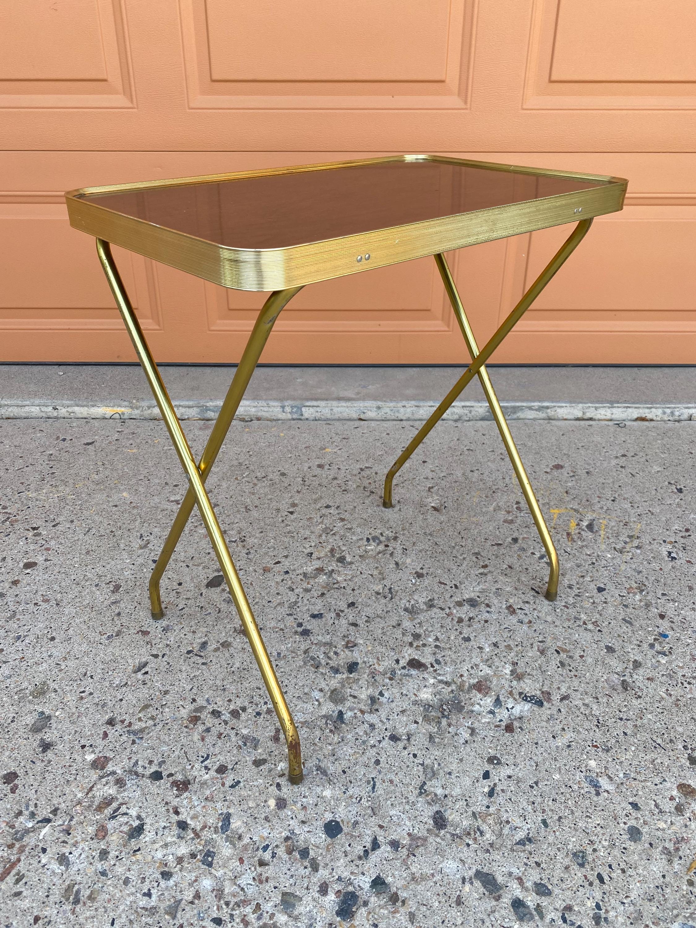 Brown tv trays store