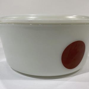 Vintage Pyrex Moon Deco 475B 2 1/2 Qt Casserole Black Red Dot - Great ...