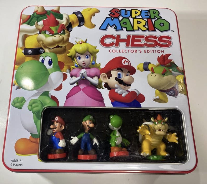 Super Mario Chess Set Nintendo Collector’s Edition Complete - Etsy